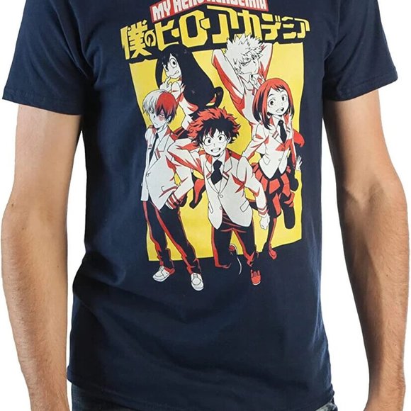 my hero academia | Shirts | My Hero Academia Mens Mha Anime Characters ...